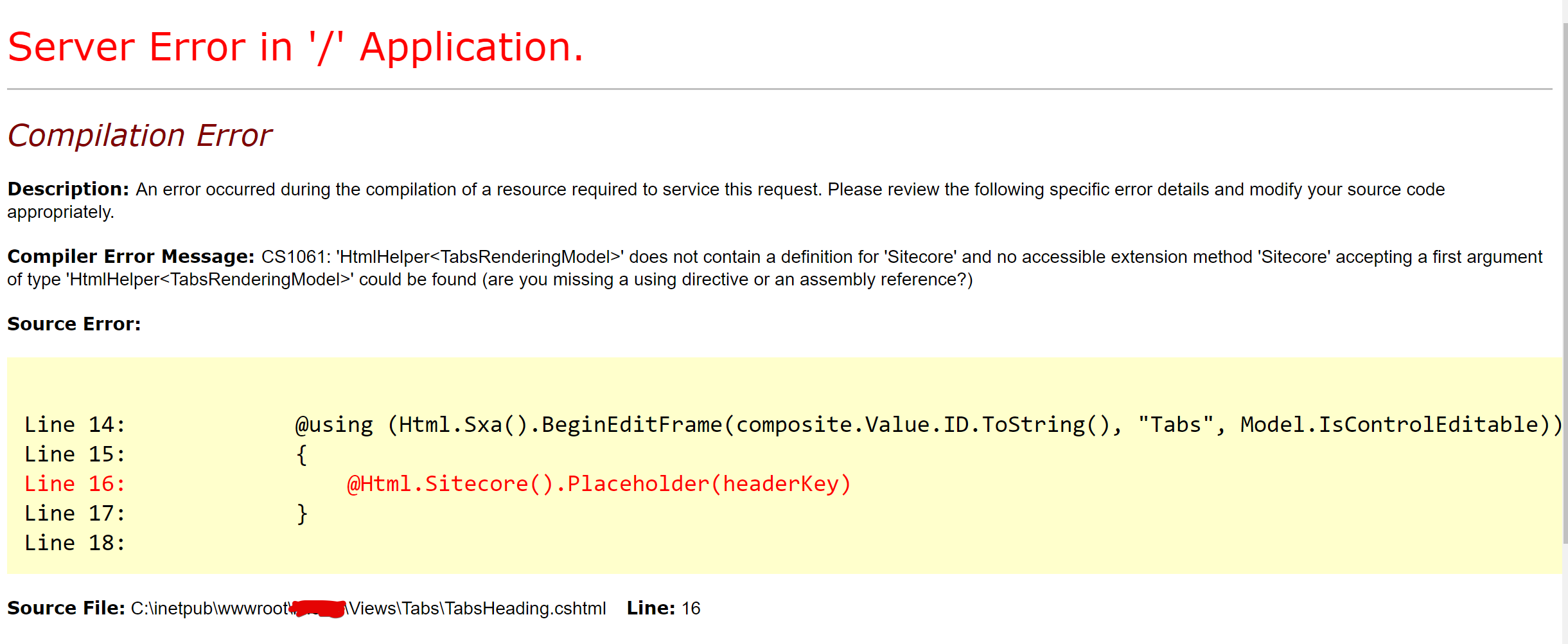 Sitecore SXA – Composite Components are broken – Gopi's Blog